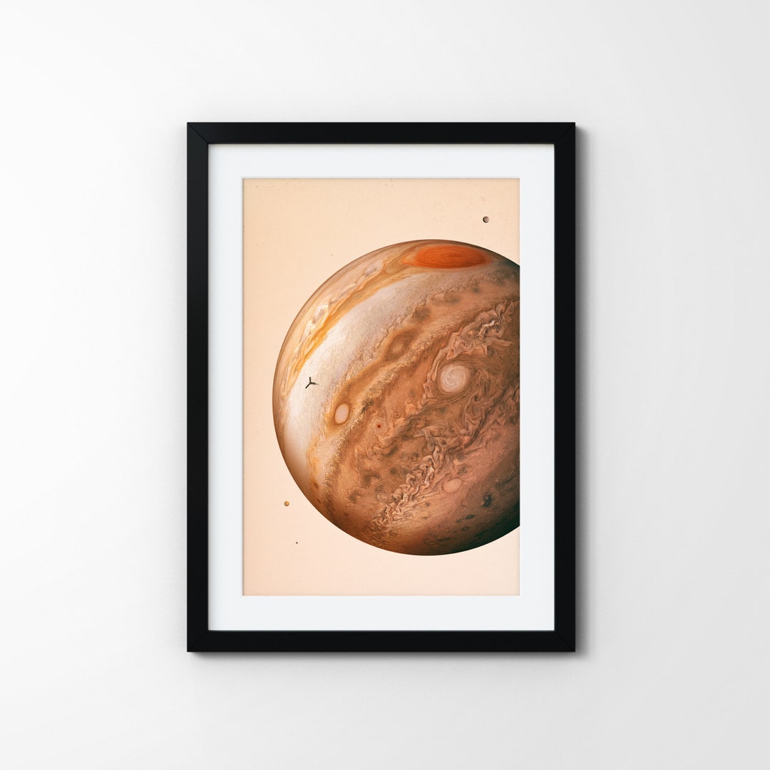 Jupiter (fine Art Print) Space Poster - Etsy