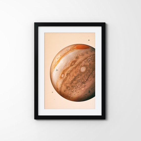 Jupiter fine Art Print Space Poster | Etsy
