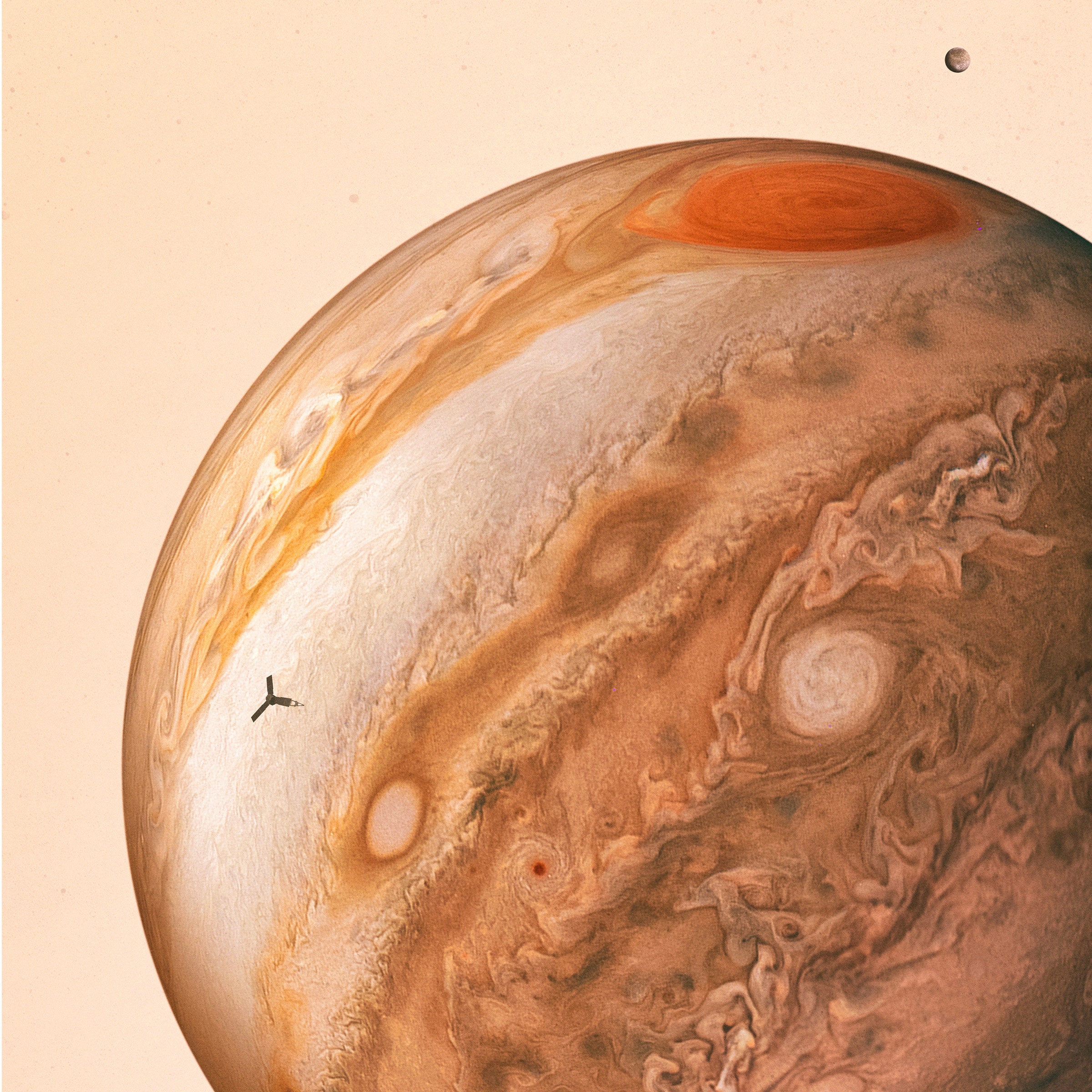 Jupiter (fine Art Print) Space Poster - Etsy