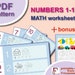 Tracing Numbers Cards, Preschool, Kindergarten Tracing, Learn to Write ...