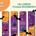 Halloween Printable Bookmarks: Set of 8. Fall Party Favors (digital ...