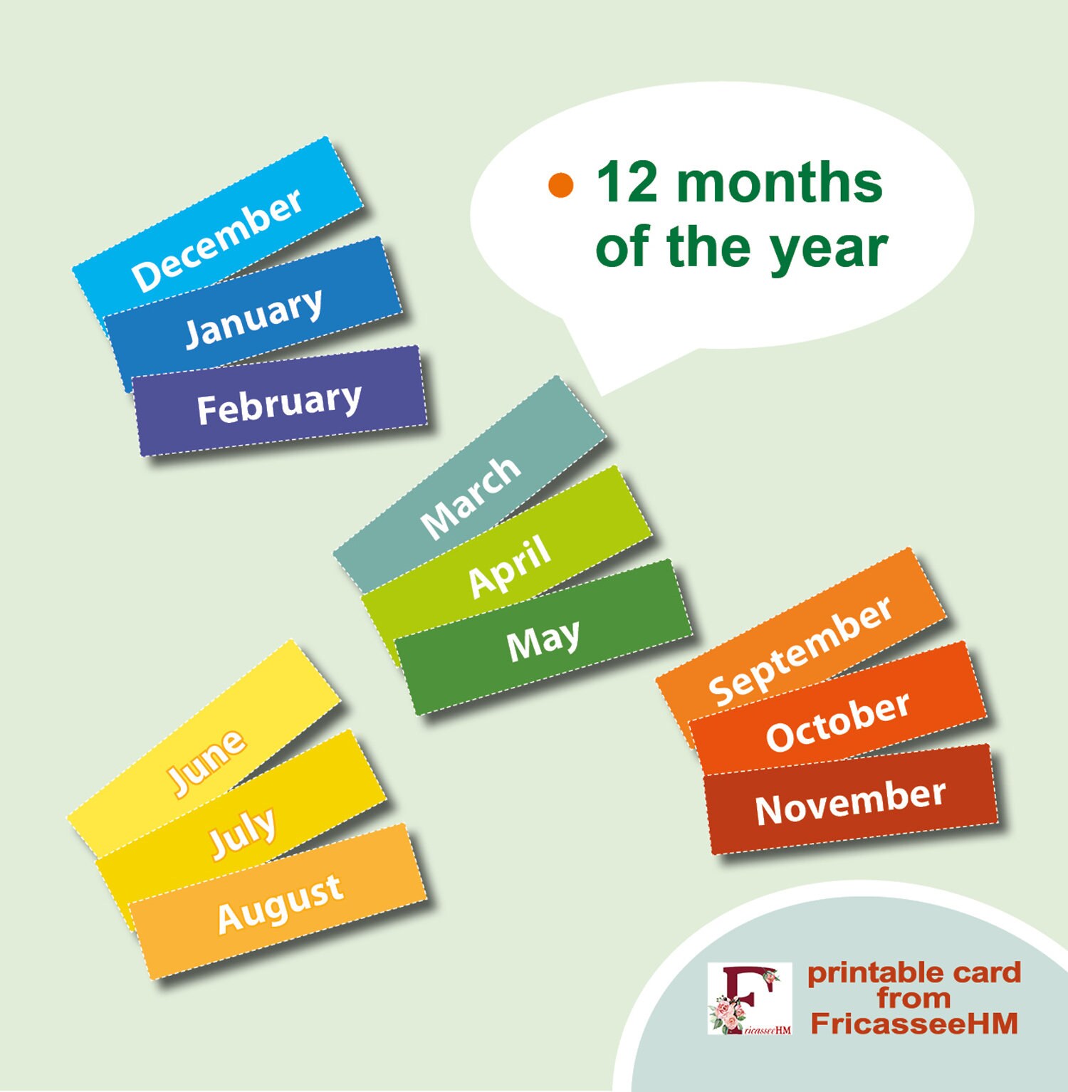 Printable Weather Calendar Seasons Month of the Year Day of - Etsy Denmark