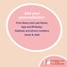 Personalized Handwriting Practice. Name, Age, Address, Phone Numbers ...