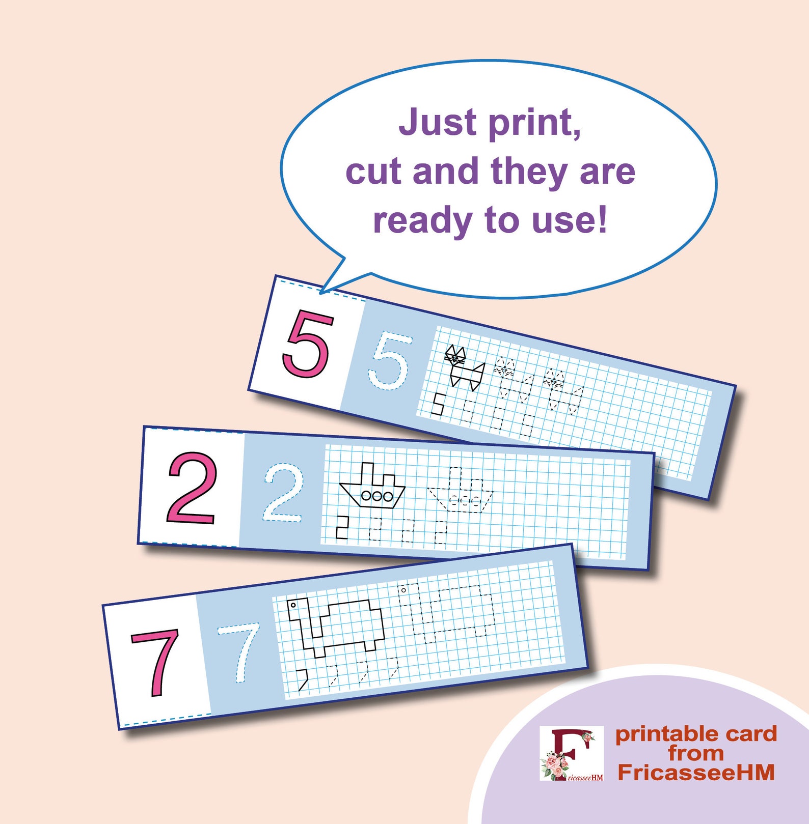Tracing Numbers Cards Preschool Kindergarten Tracing Learn - Etsy