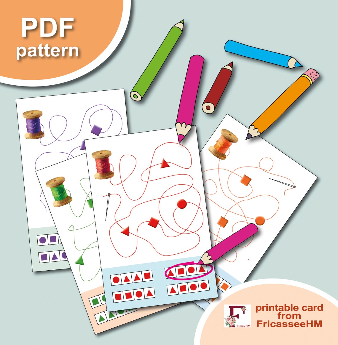 Montessori Printable Cards, Preschool Learning, Kindergarten ...