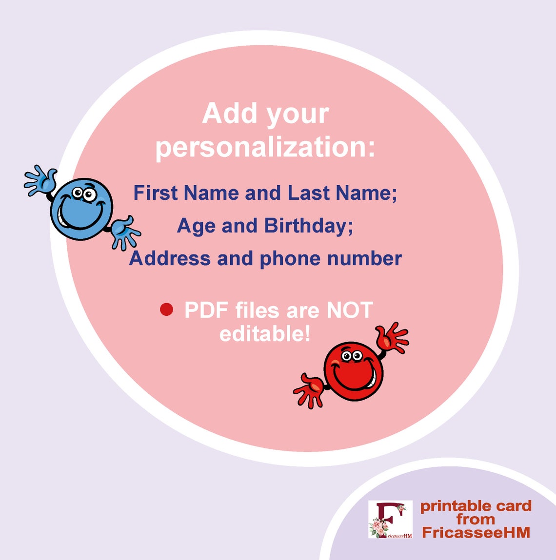 Printable Handwriting Practice Name Age Address Phone - Etsy