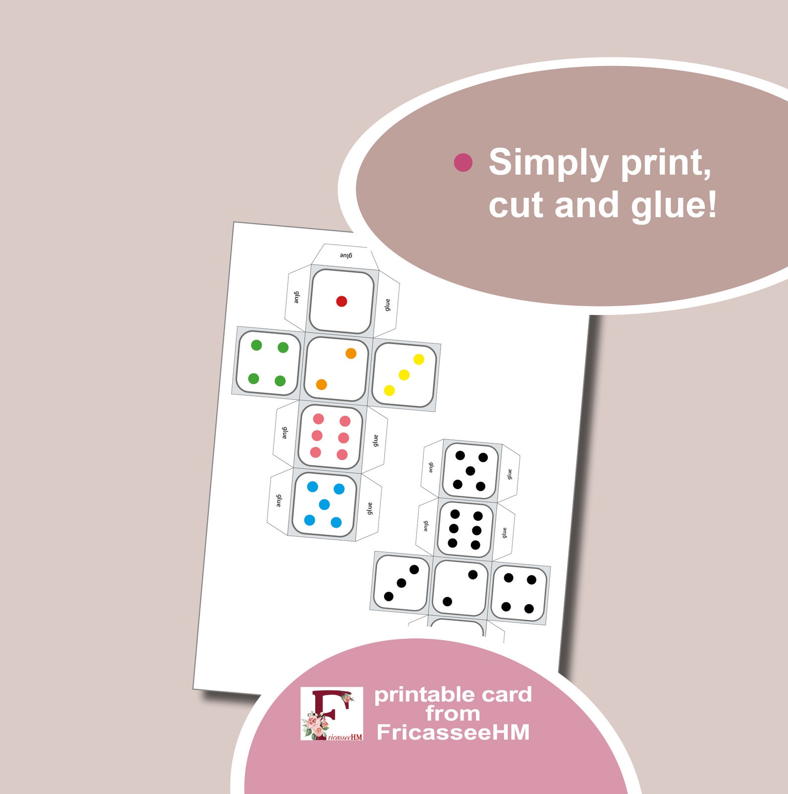 Printable Christmas Kids Table Game. Roll a Christmas Tree - Etsy