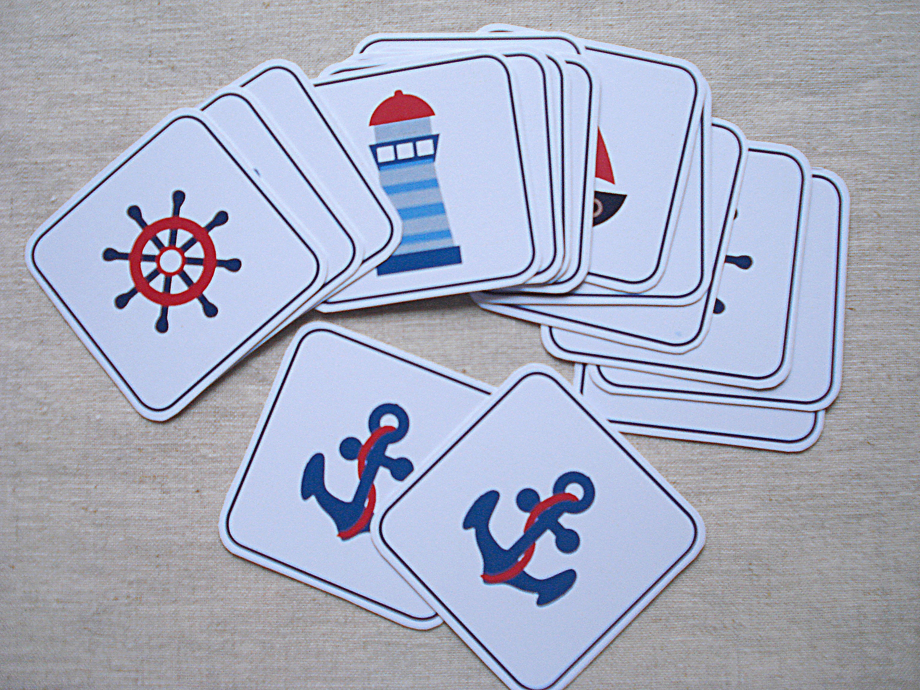 Printable Sea Memory Game Montessori Board Cards Marine - Etsy