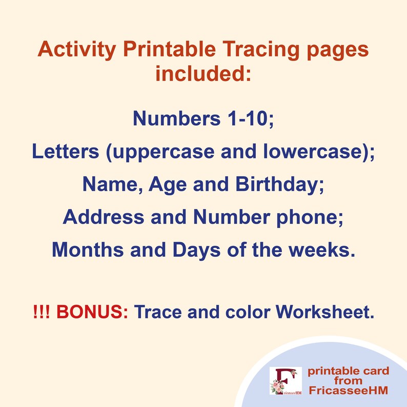 Personalized Tracing Worksheet for Toddlers, Handwriting Practice Name ...