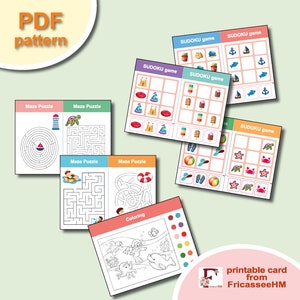 Summer Preschool Printable Busy Book, Toddler Learning Pack, Homeschool ...