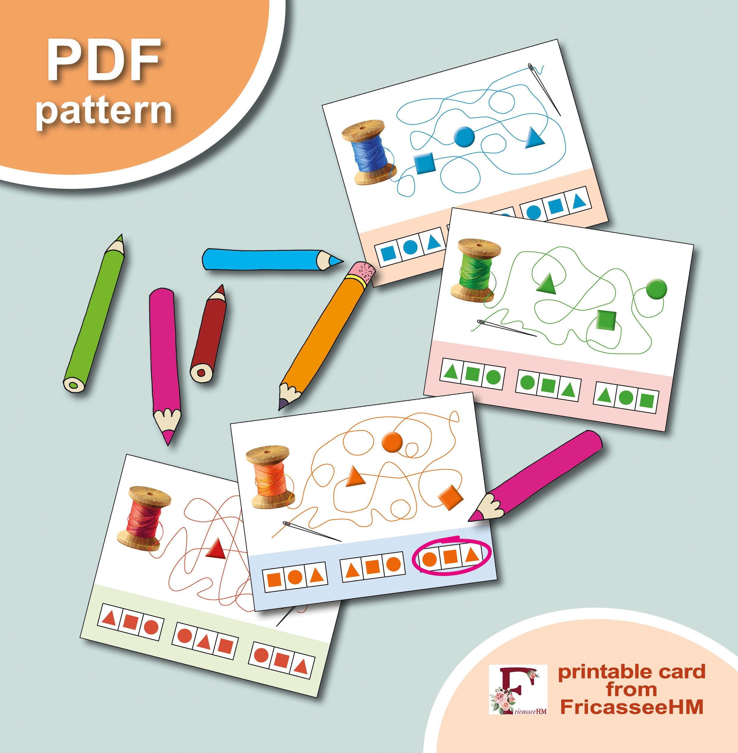 Montessori Printable Cards, Preschool Learning, Kindergarten ...
