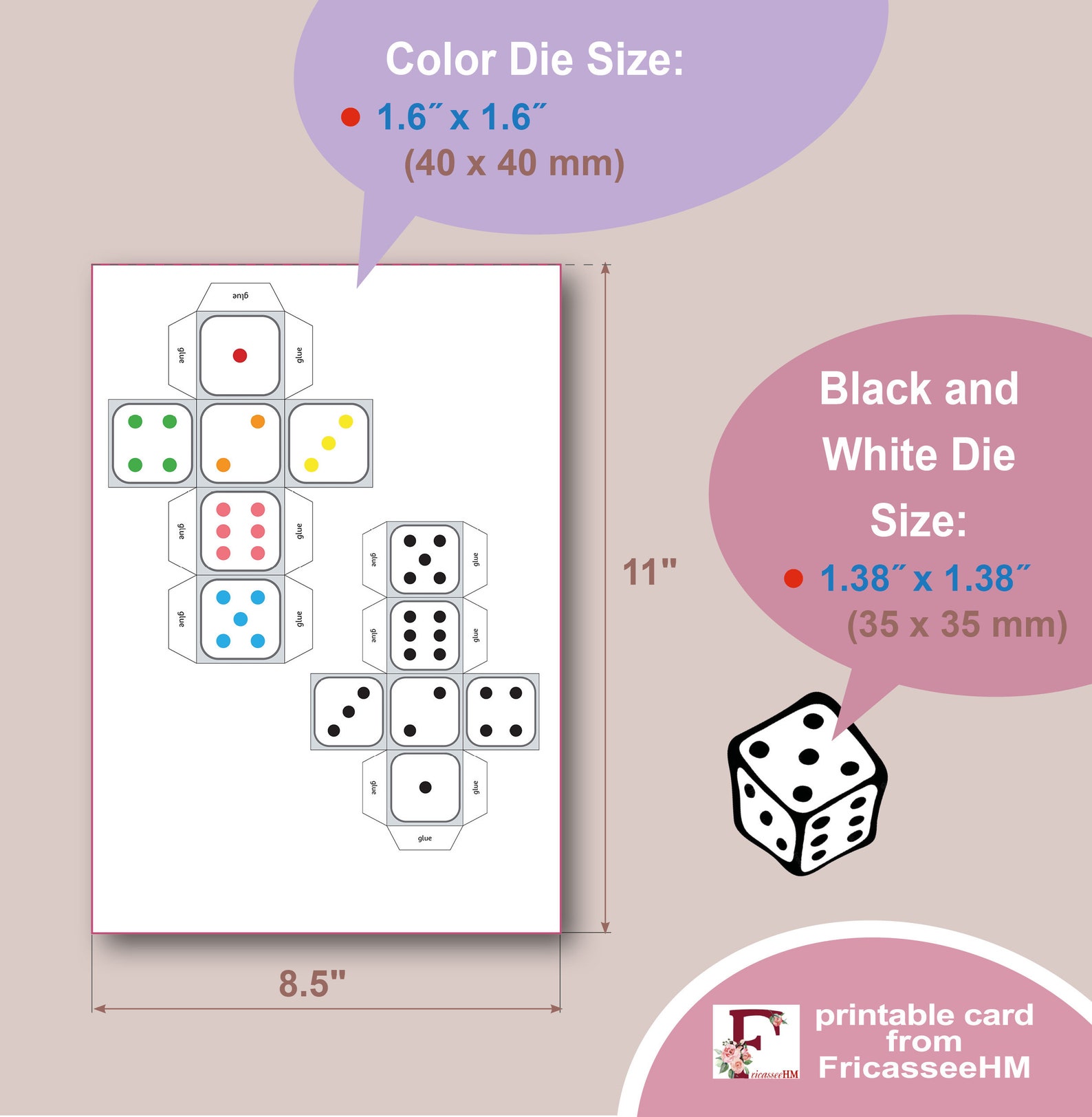 Printable Christmas Kids Table Game. Roll a Christmas Tree - Etsy