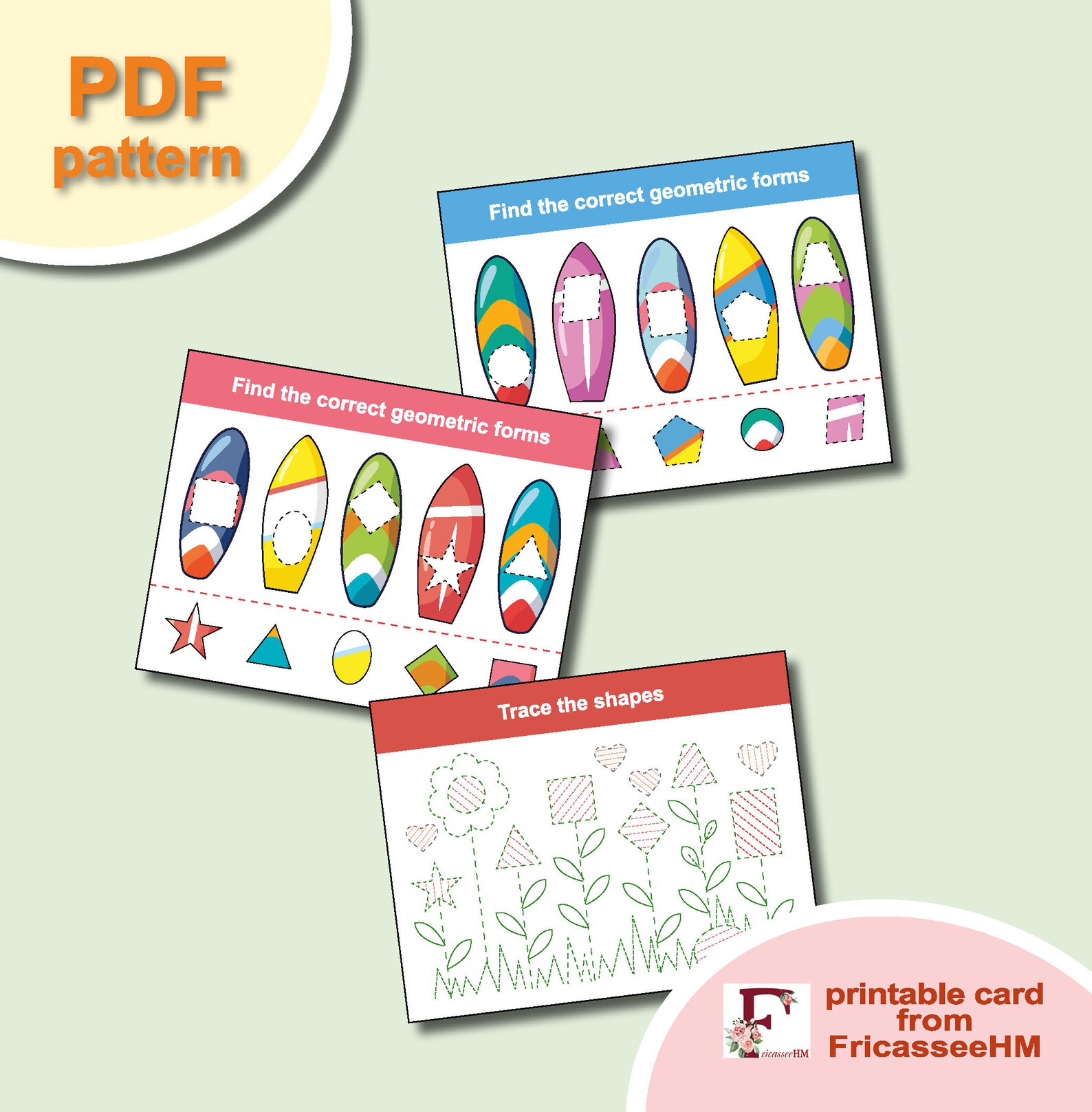 Summer Preschool Printable Busy Book, Toddler Learning Pack, Homeschool ...