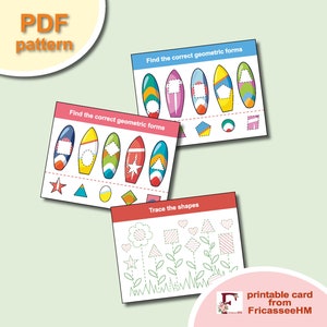 Summer Preschool Printable Busy Book, Toddler Learning Pack, Homeschool ...