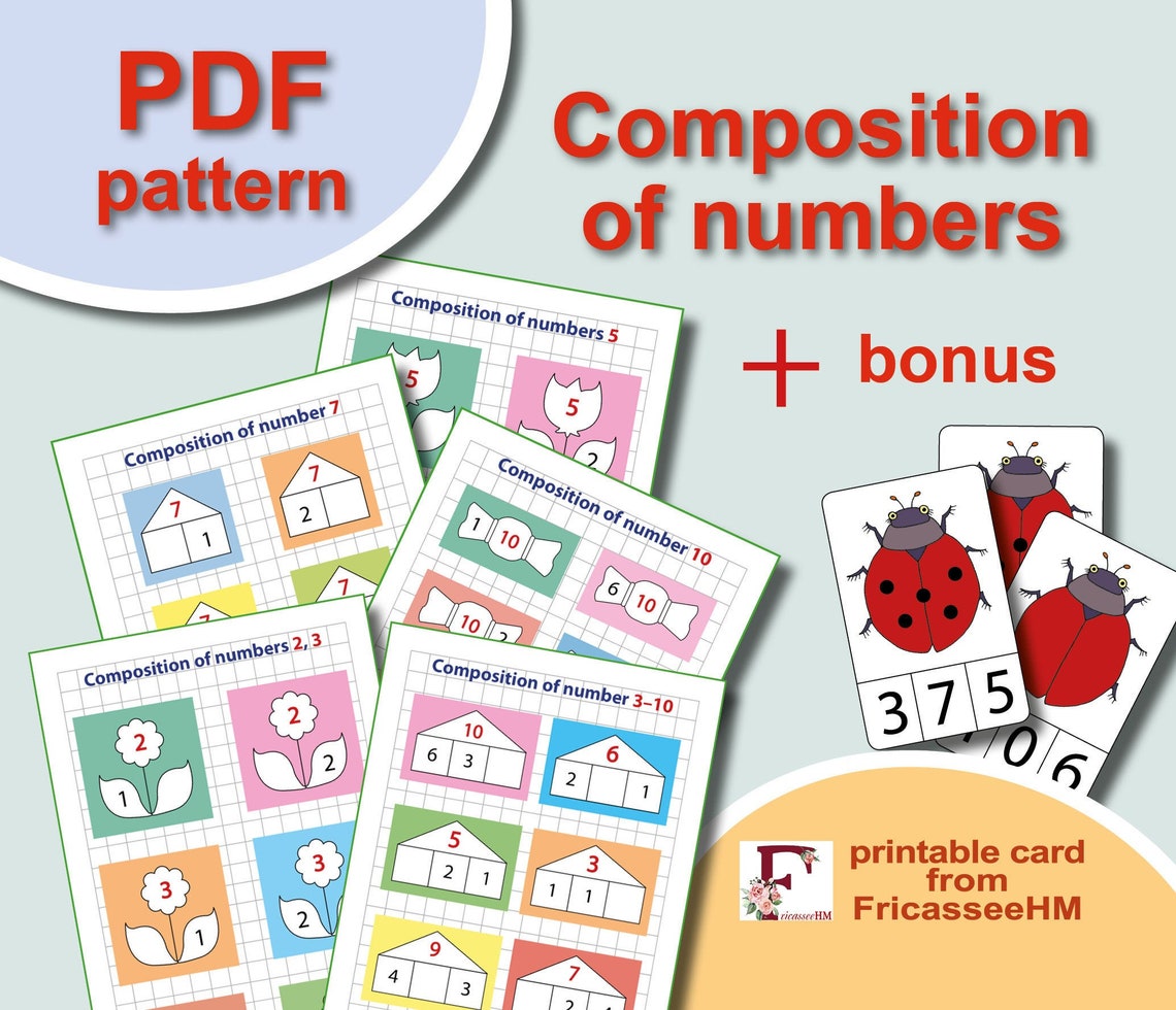 Printable Maths Worksheets Counting 1 to 10 Grade 1 - Etsy