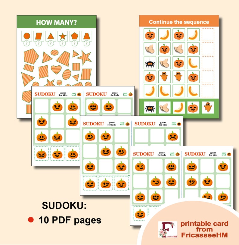 Pumpkin Learning Pack. Printable Pumpkin Activities. Printable - Etsy