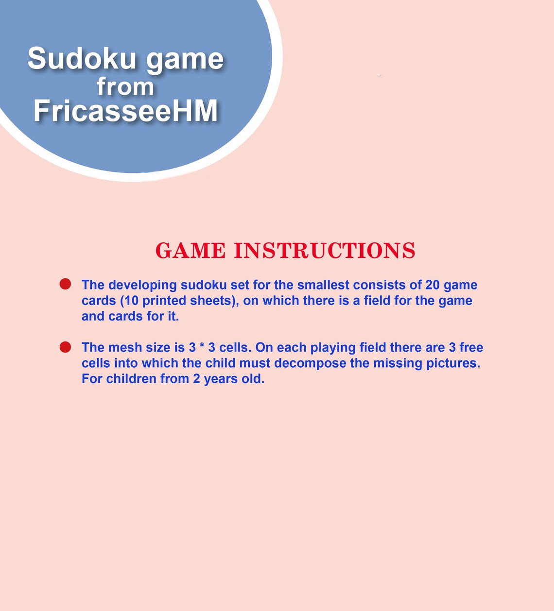 Easy Sudoku Puzzles 20 Printable Cards Sudoku Game for Kids - Etsy