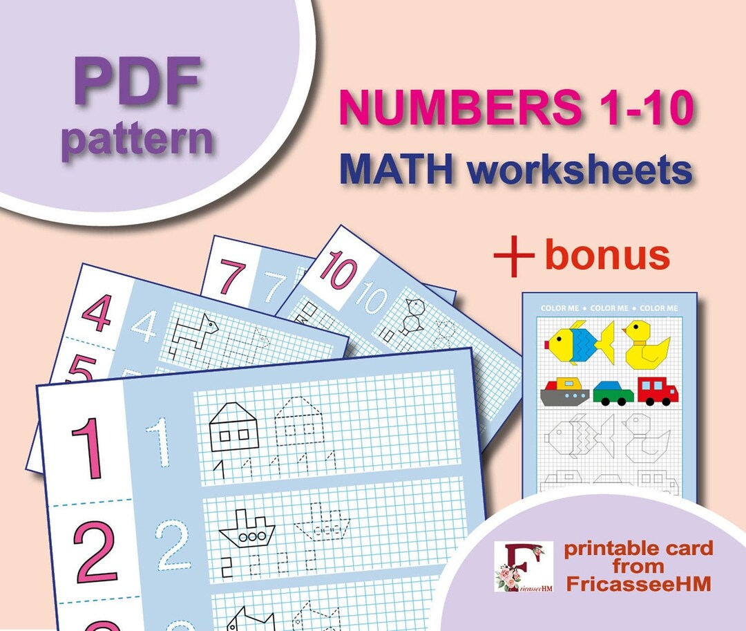 Tracing Numbers Cards, Preschool, Kindergarten Tracing, Learn to Write ...