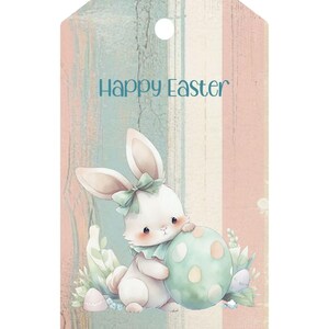 Printable Easter Gift Tags Cute Bunny Easter Basket Labels Party Favor ...