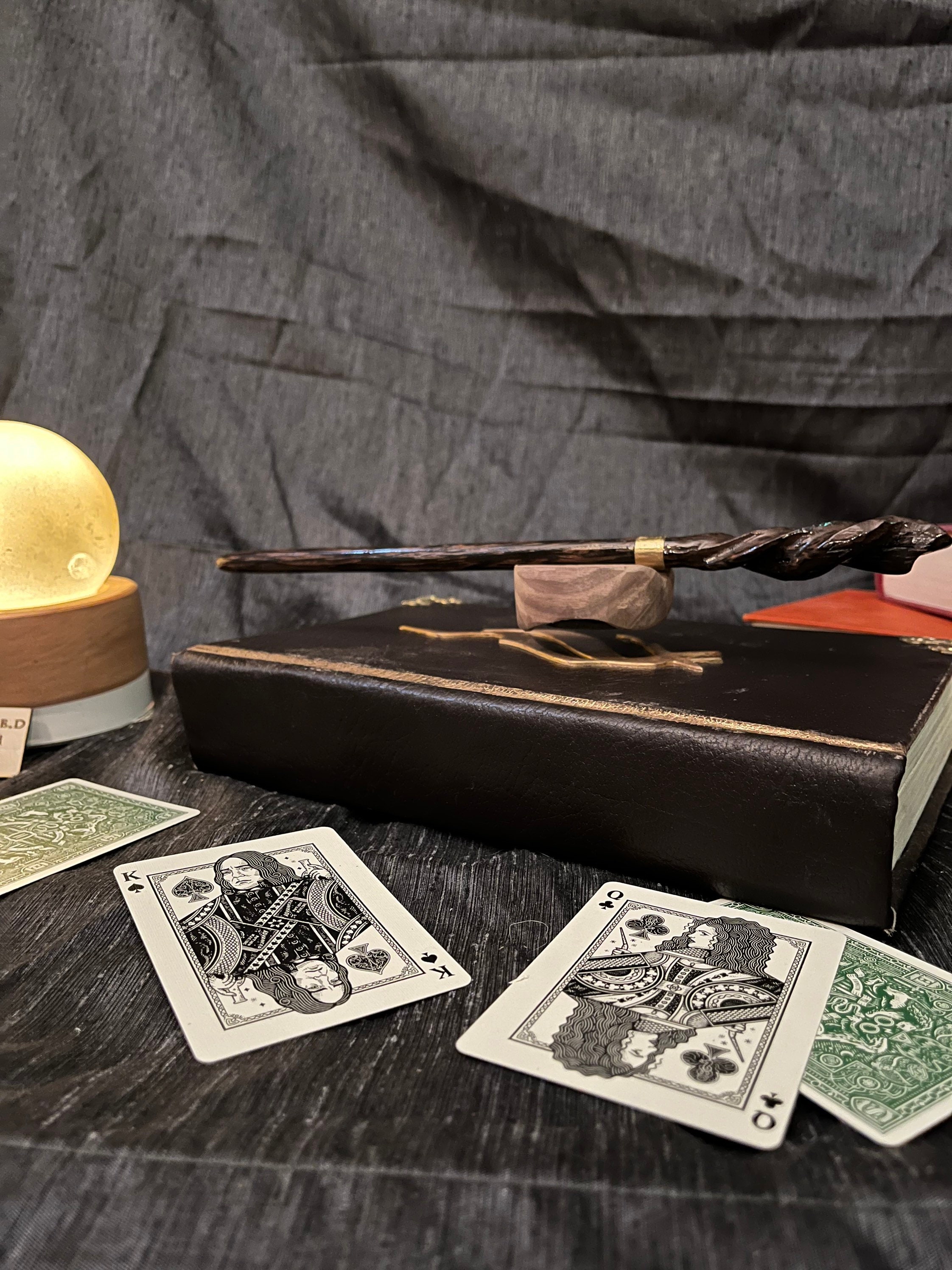 Ancient Magic Floating Wand and Book - Etsy