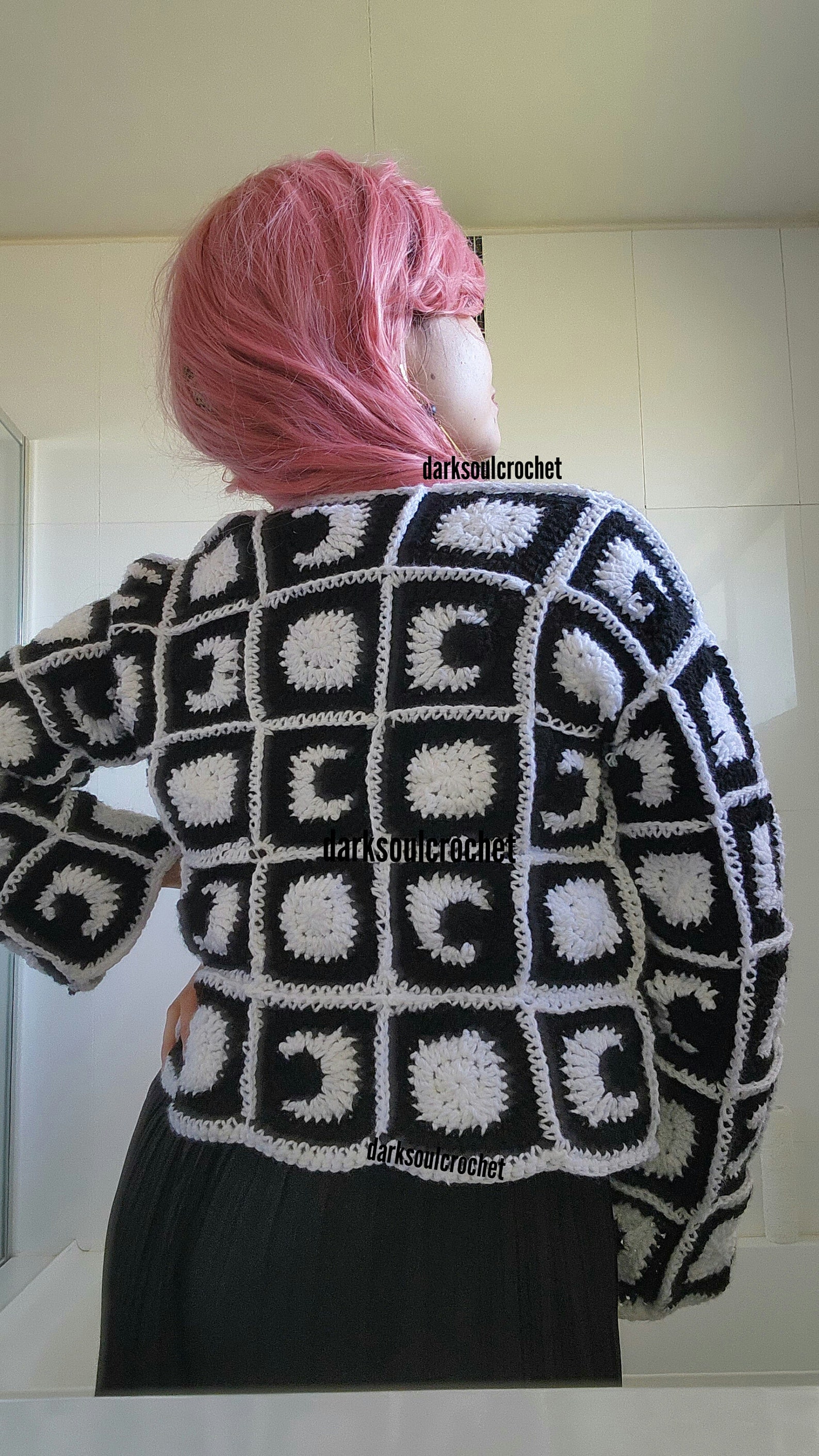 Mystic Moon Cardigan CROCHET PATTERN/ Witchy Cardigan/ Cottagecore ...