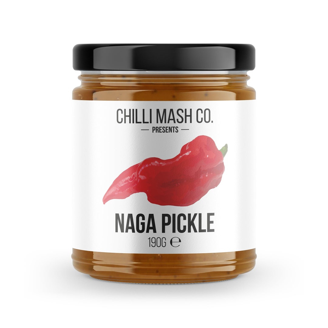 Naga Chilli Pickle 190ml Chilli Mash Company Bangladeshi Style Chilli ...