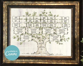 14 Generation Family Tree - Etsy