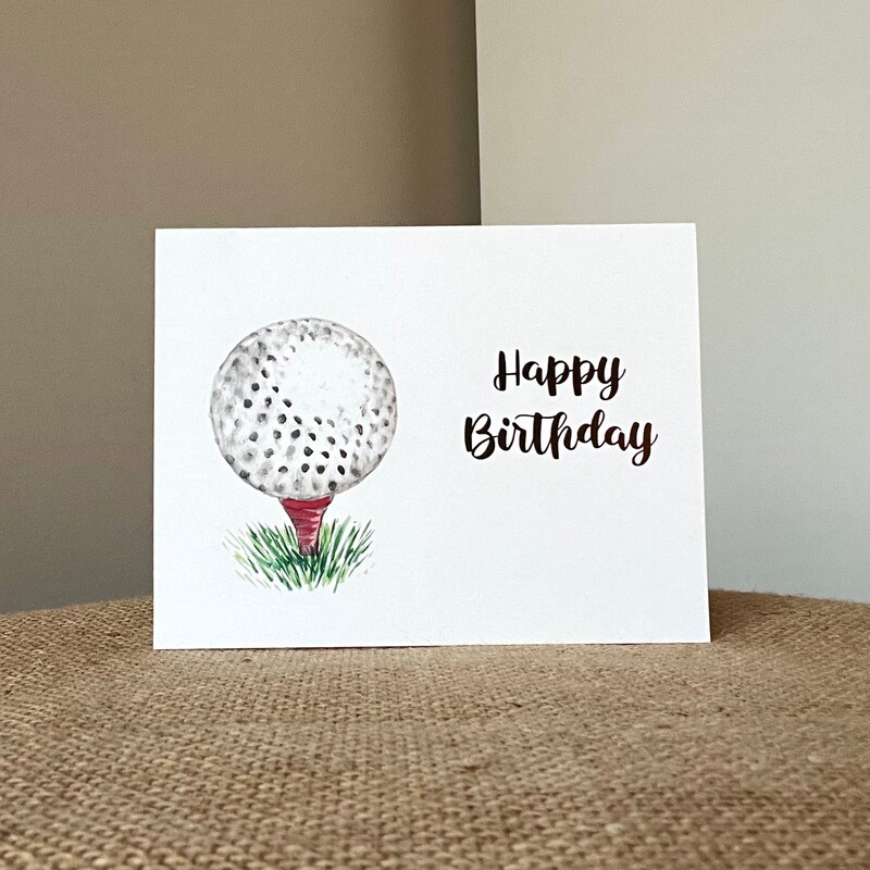 Handmade Golf Card - Etsy