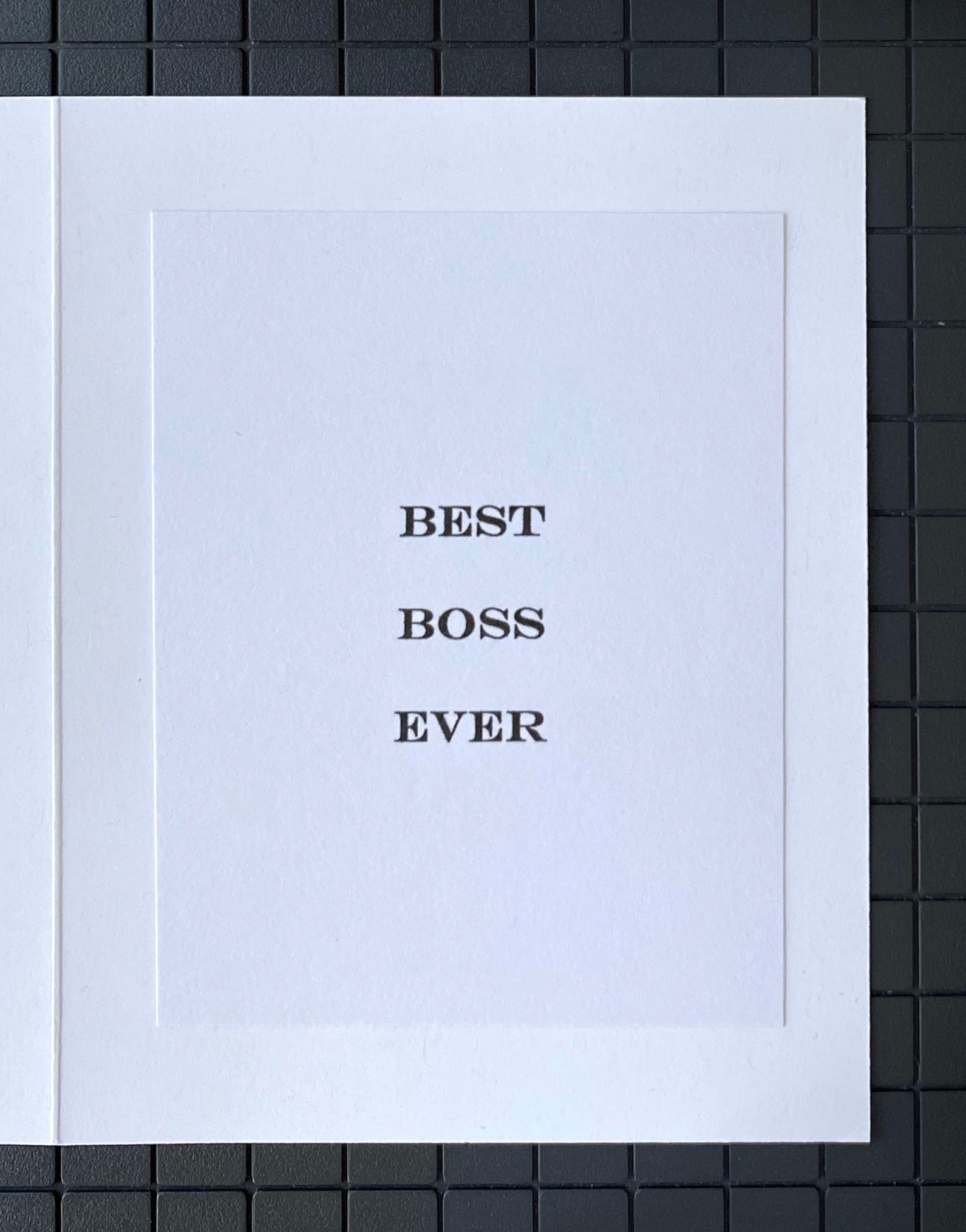 5 Star Boss-boss’s Day Card-funny-100% Recycled Paper- Eco-friendly ...