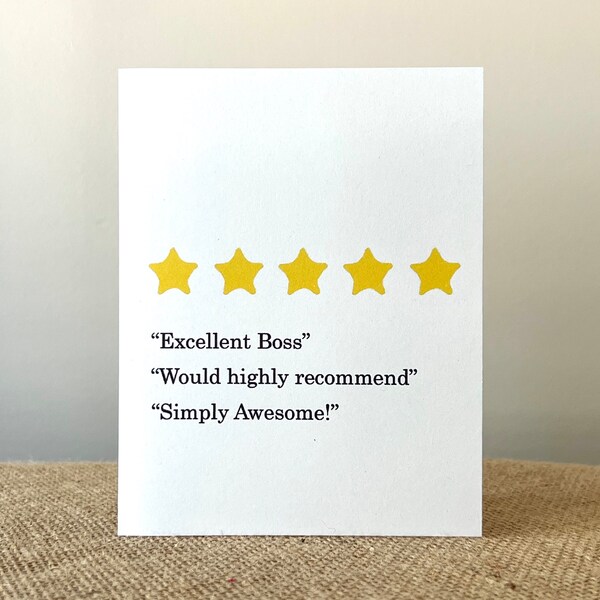 Bosses Day Card Ringmaster - Etsy