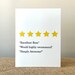 5 Star Boss-boss’s Day Card-funny-100% Recycled Paper- Eco-friendly ...