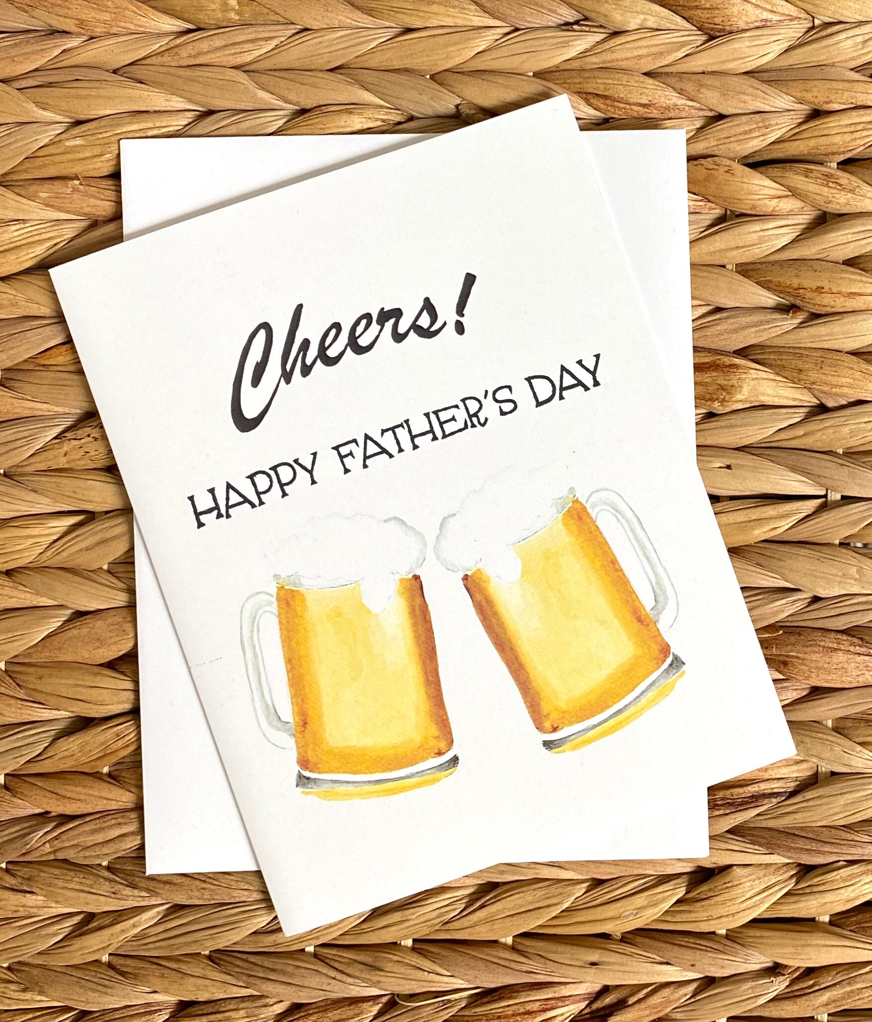 Fathers Day-Beer-Greeting Card-100% Recycled | Etsy