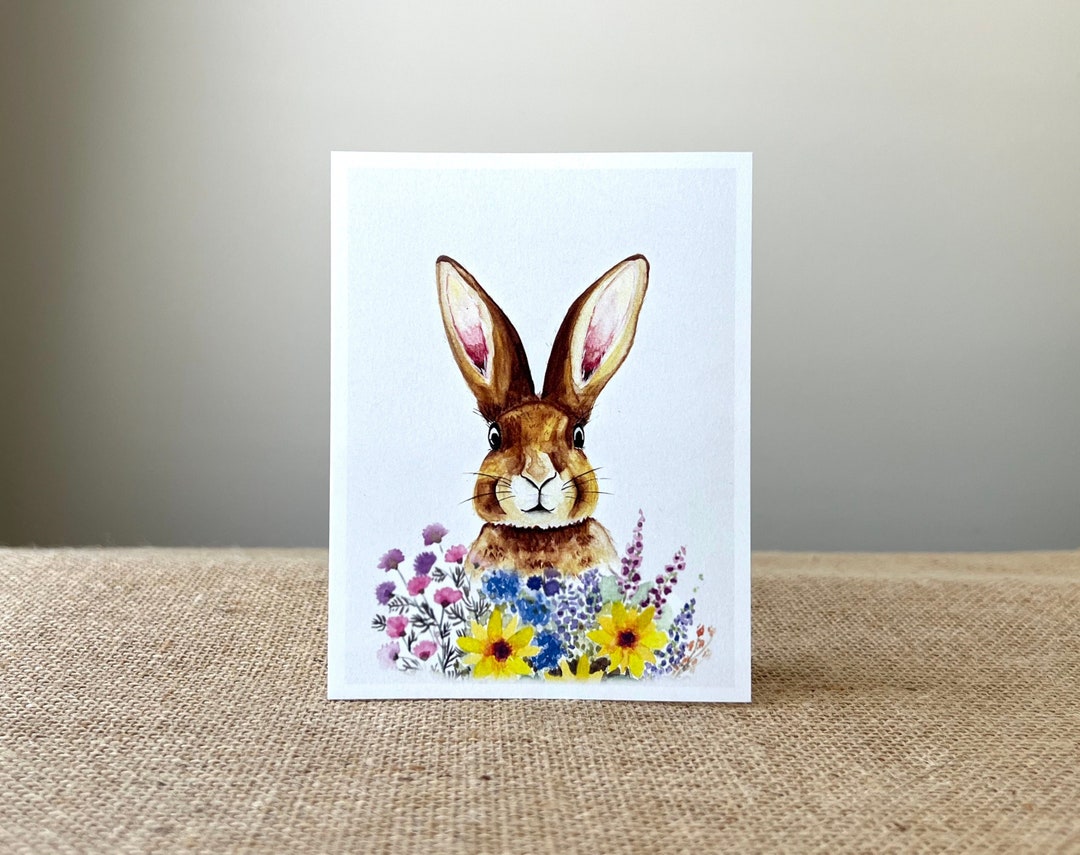 Birthday Bunny-rabbit-pun-funny-greeting Card -100% Recycled Paper ...