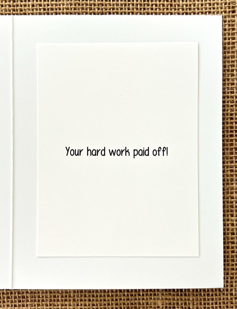 Congratulations Card-finish Line-funny-eco-friendly-watercolor-handmade ...