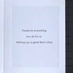 5 Star Boss-boss’s Day Card-funny-100% Recycled Paper- Eco-friendly ...
