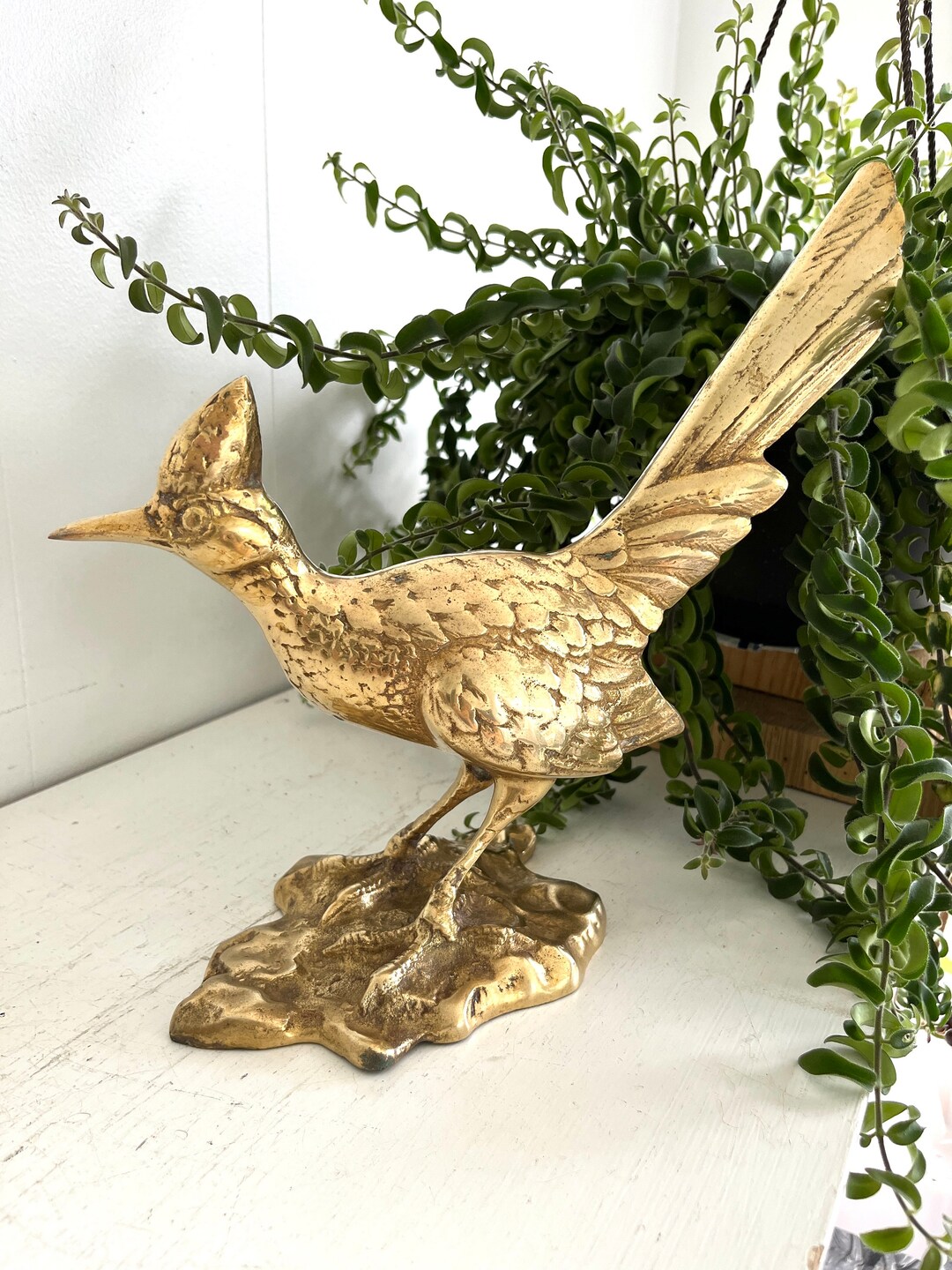 LARGE Brass Roadrunner, 10 1/2” Long | Roadrunner Doorstop | Southwest ...