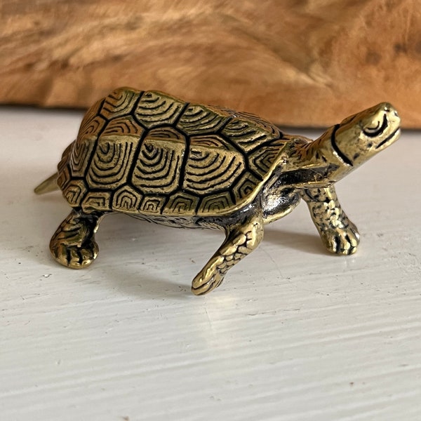 Brass Turtles - Etsy
