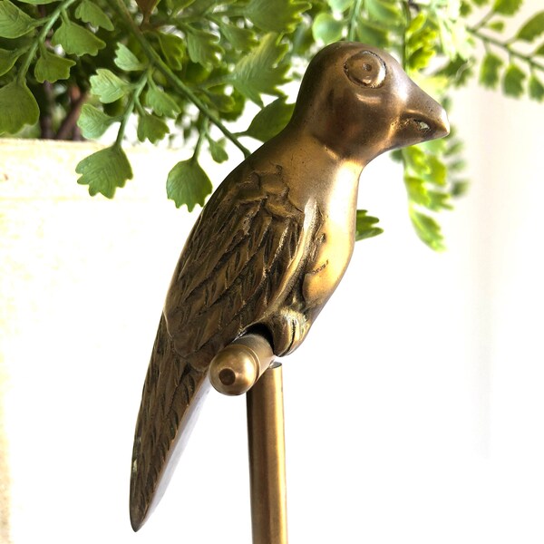 Brass Parrot - Etsy