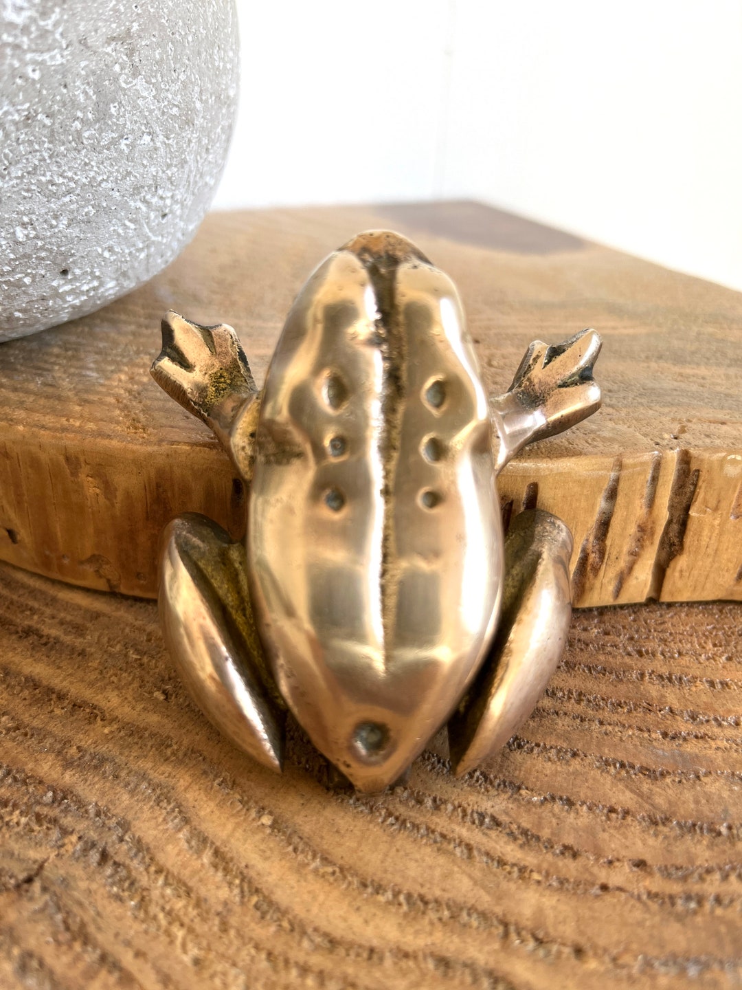Brass Frog Trinket Dish | Frog Ring Holder - Etsy