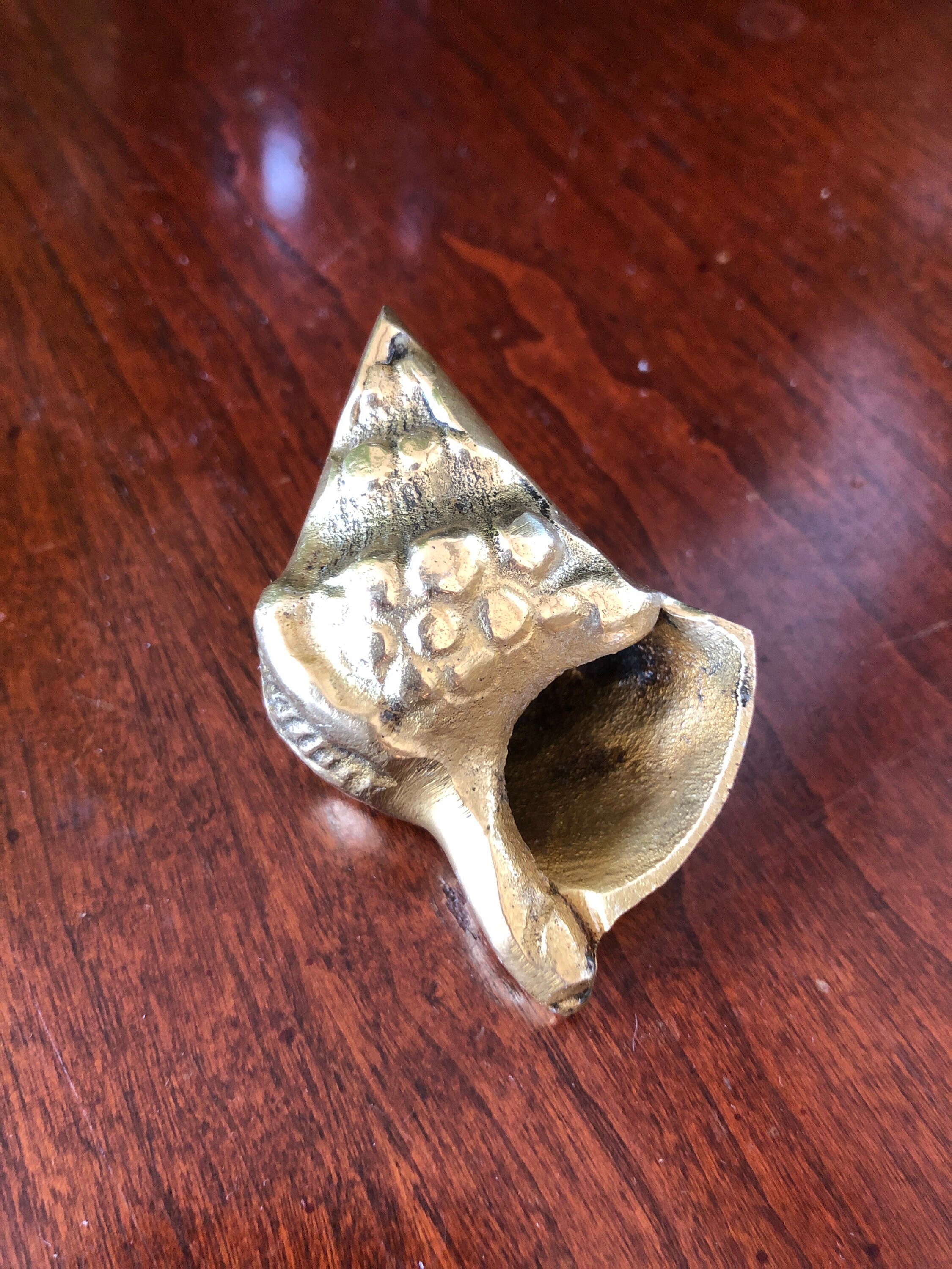 Brass Shell Brass Seashell Pair of Vintage Brass Seashells - Etsy