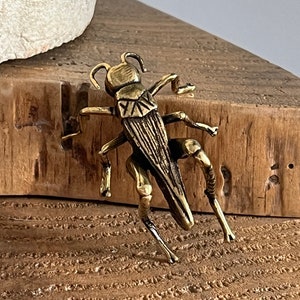 Brass Cricket, Miniature | Good Luck Cricket - Etsy