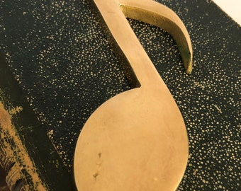 Music Note Paperweight - Etsy