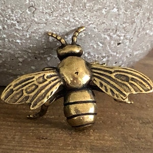 Vintage Brass Bumblebee Brass Honey Bee - Etsy