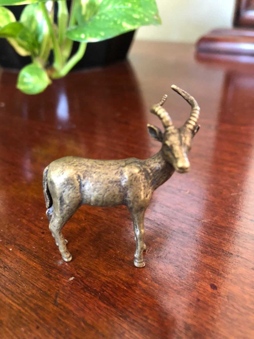 Miniature Brass Antelope Brass Gazelle - Etsy