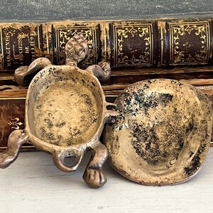 Vintage Brass Turtle Box With Hinged Lid - Etsy