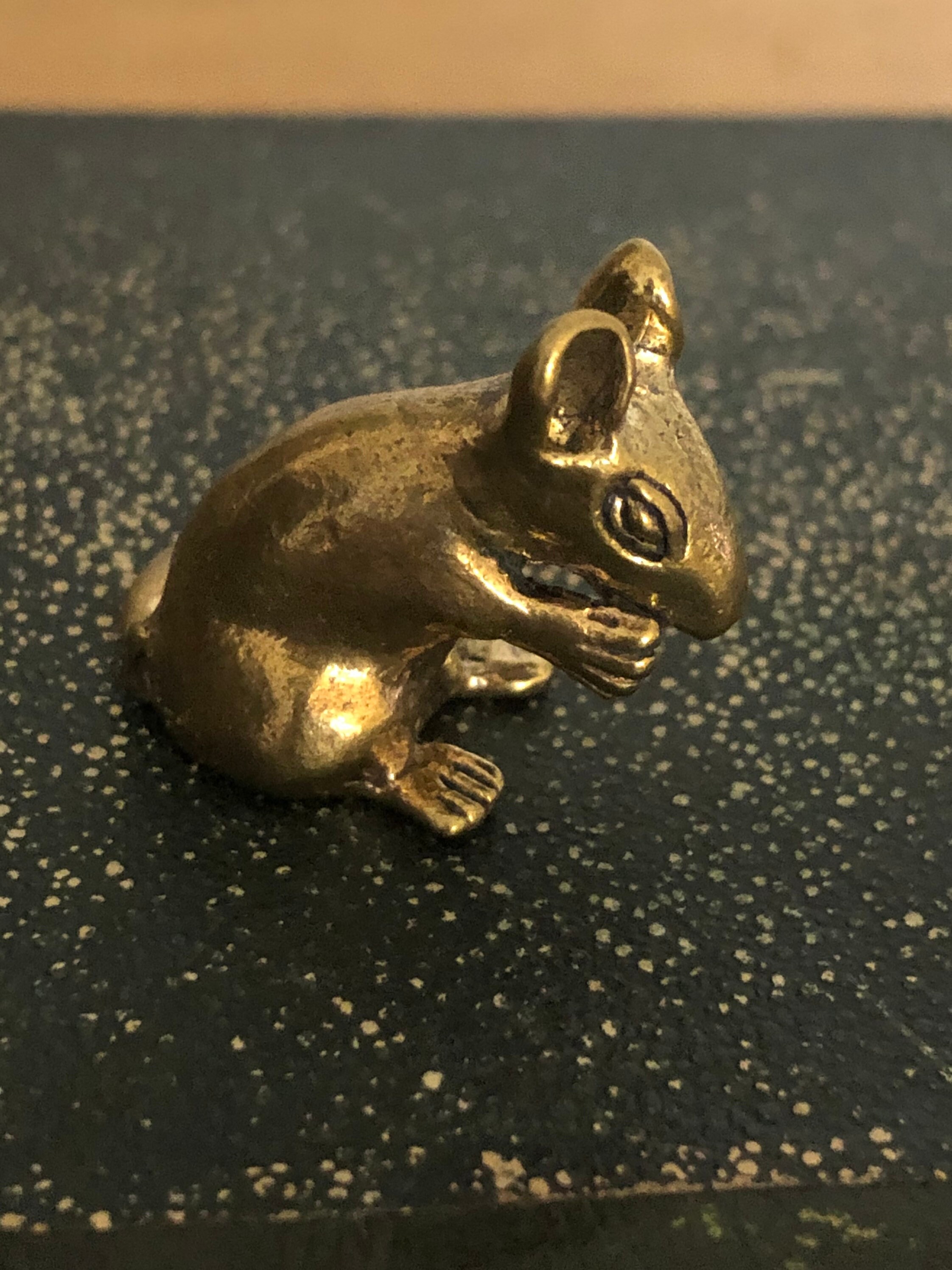 Miniature Brass Mouse Shadow Box Mouse Brass Rat | Etsy