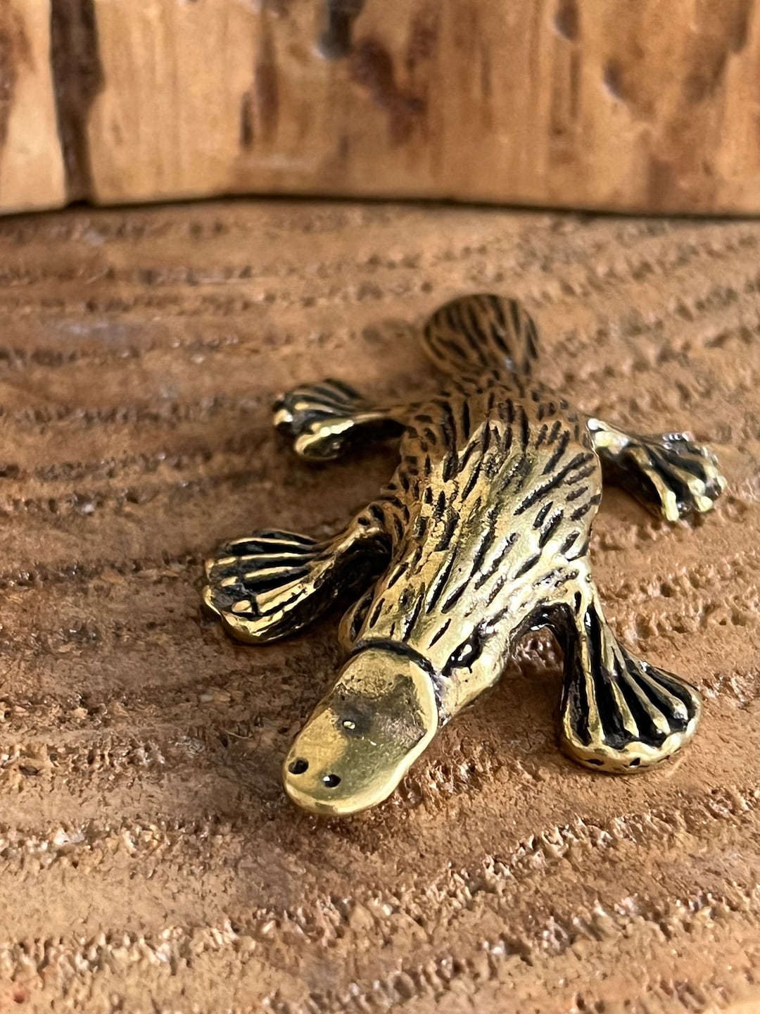 Miniature Brass Platypus - Etsy