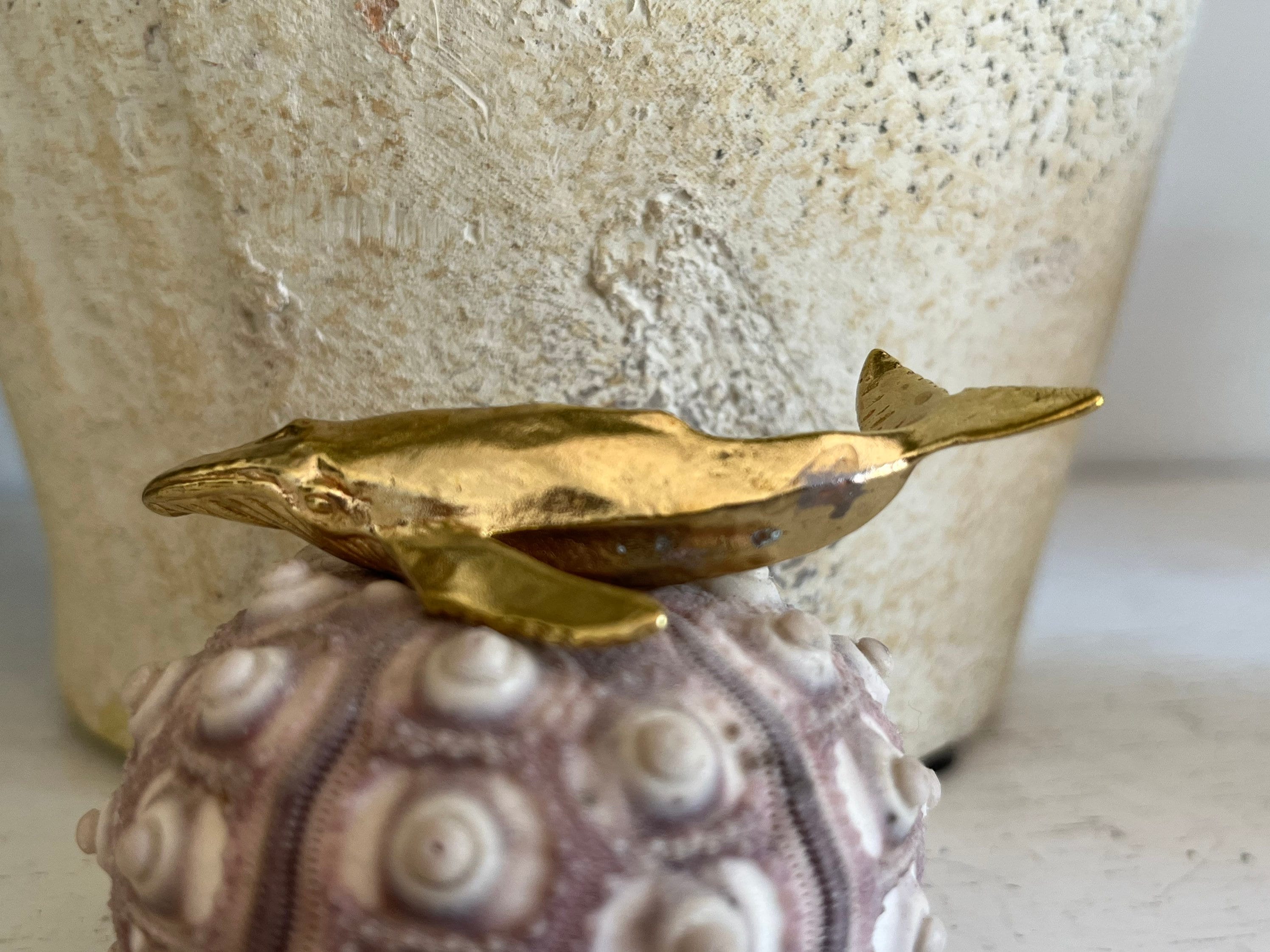 Brass Humpback Whale Miniature Blue Whale Nautical - Etsy