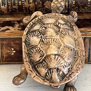 Vintage Brass Turtle Box With Hinged Lid - Etsy