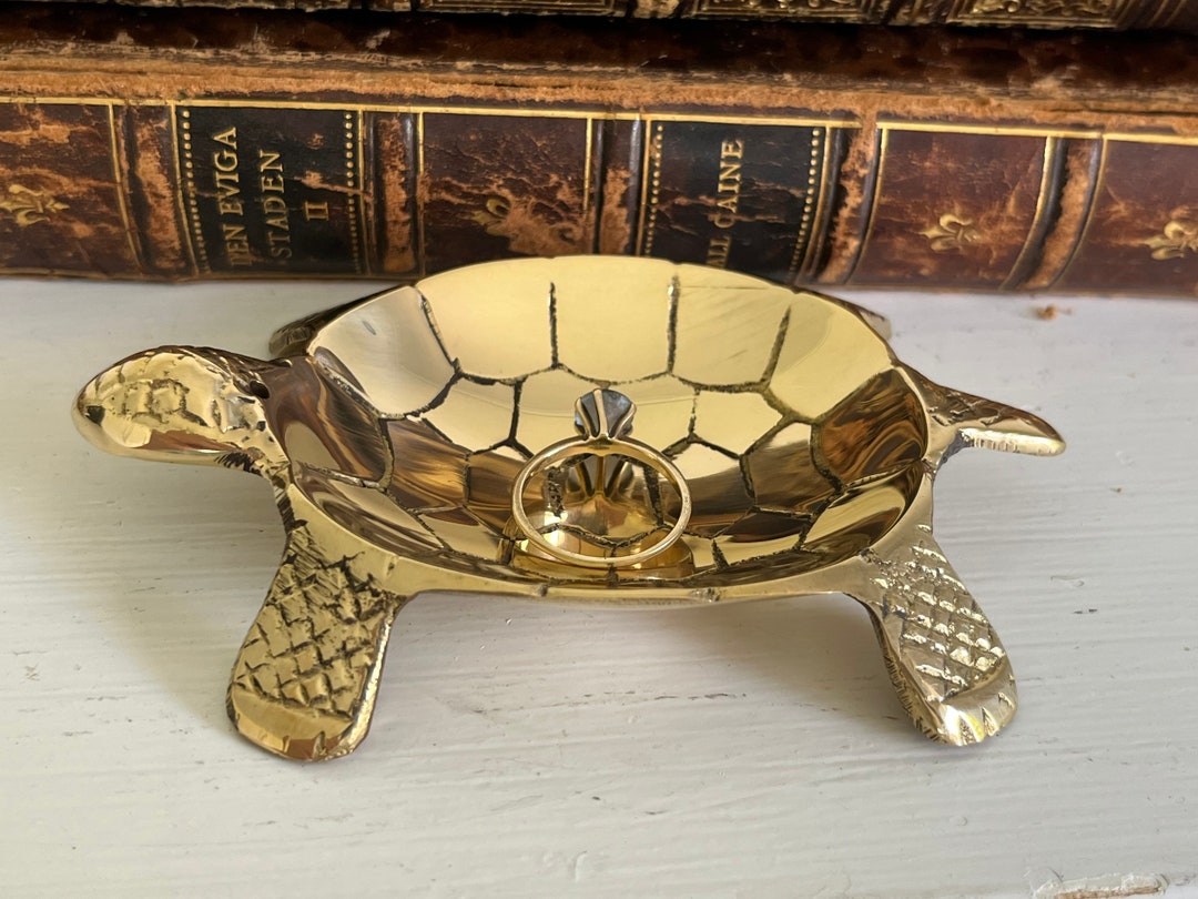 Brass Turtle Dish | Brass Turtle Incense Burner | Brass Turtle Ring ...
